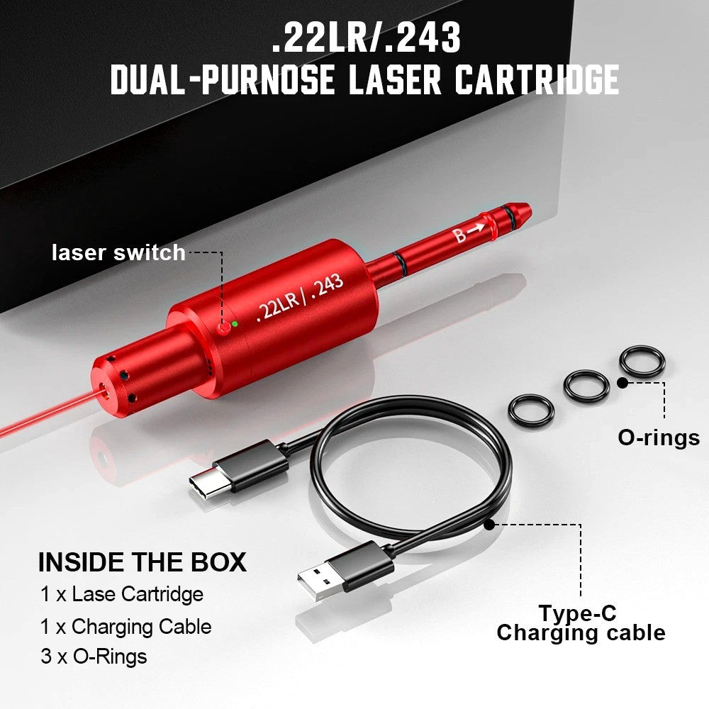 .22LR DUAL-PURPOSE DRY FIRE LASER TRAINING INSERT – iDryfire