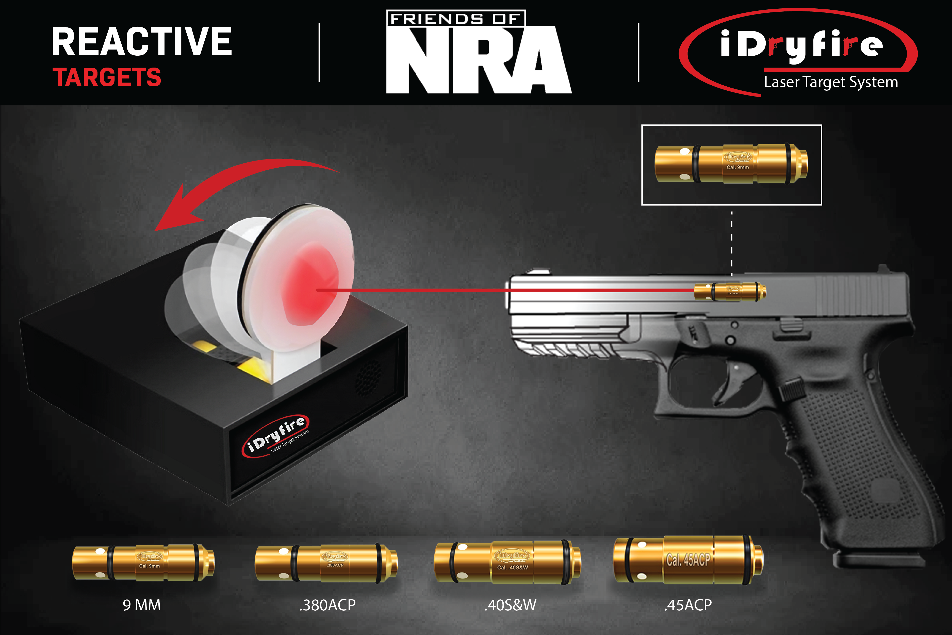 iDryfire PRO Laser Target Options
